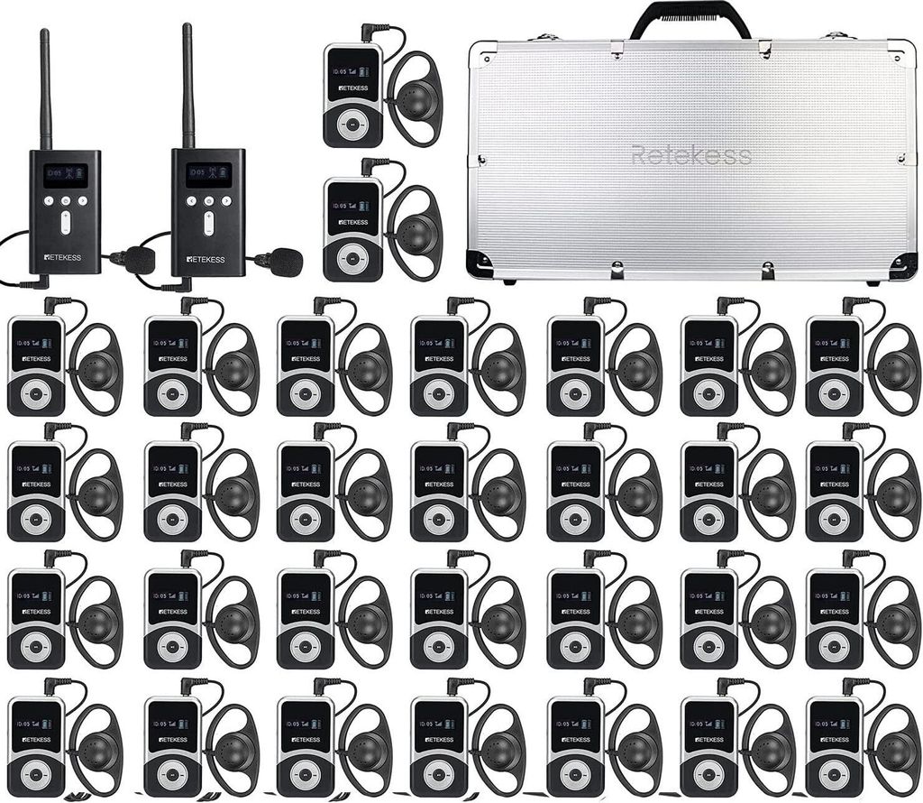 Retekess T130S Sprievodcovský systém TOUR, bezdrôtový