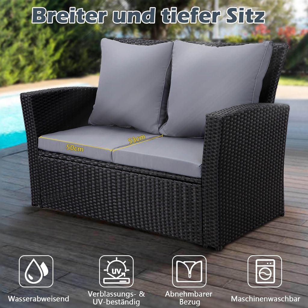 MeXo von GLP HOME Balkonset Polyrattan | Kaufland.de