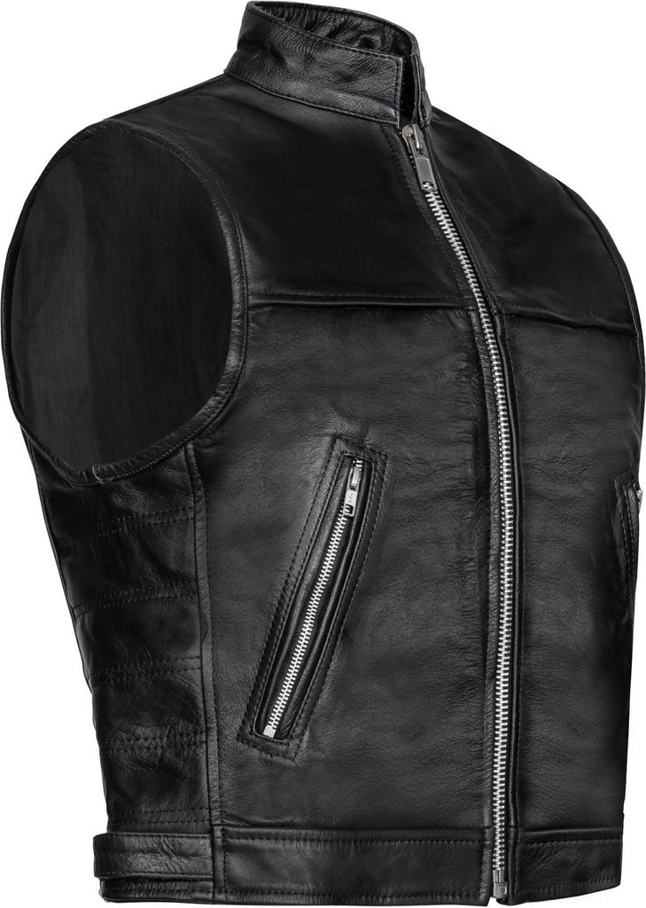 PAULGOS Kožená vesta - 100 % pravá kůže - | Kaufland.cz