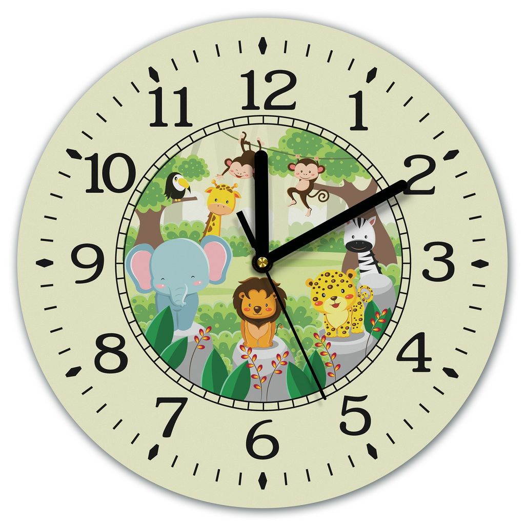 Kinderwanduhr DSCHUNGEL Wanduhr KINDERZIMMER | Kaufland.de