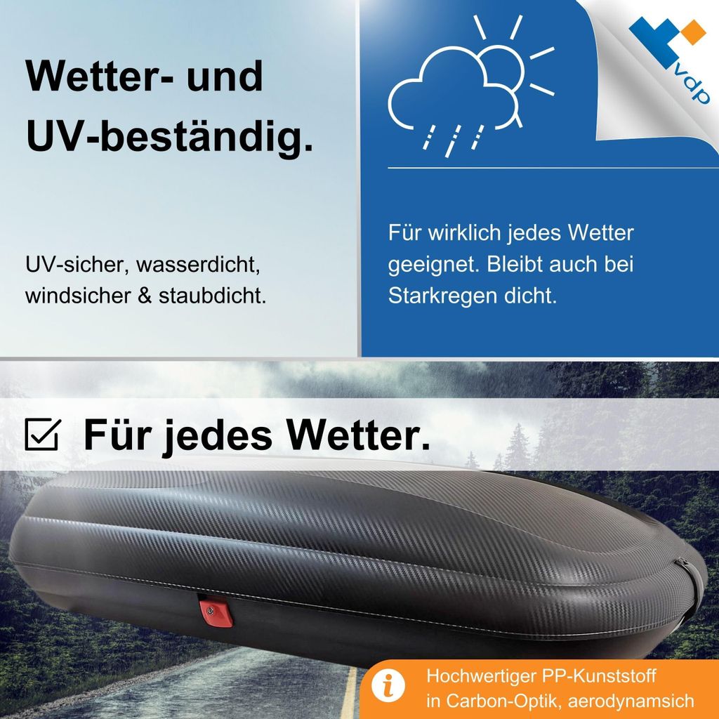 Dachbox Auto VDP-BA320 - Dachkoffer für Auto | Kaufland.de
