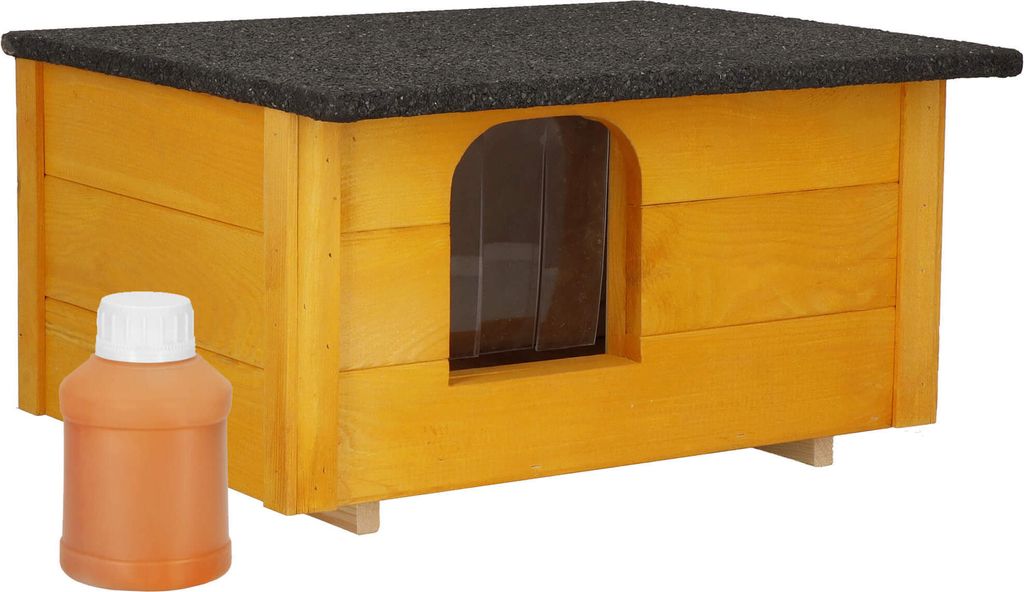 Springos® Dřevěná bouda pro psy 54x39x30 cm | Kaufland.cz