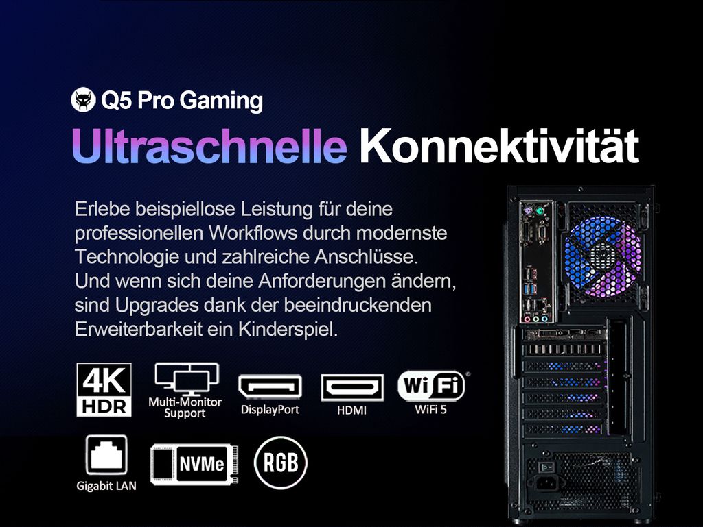 BEASTCOM Q5 | Pro Gaming PC | AMD Ryzen 5 | Kaufland.de