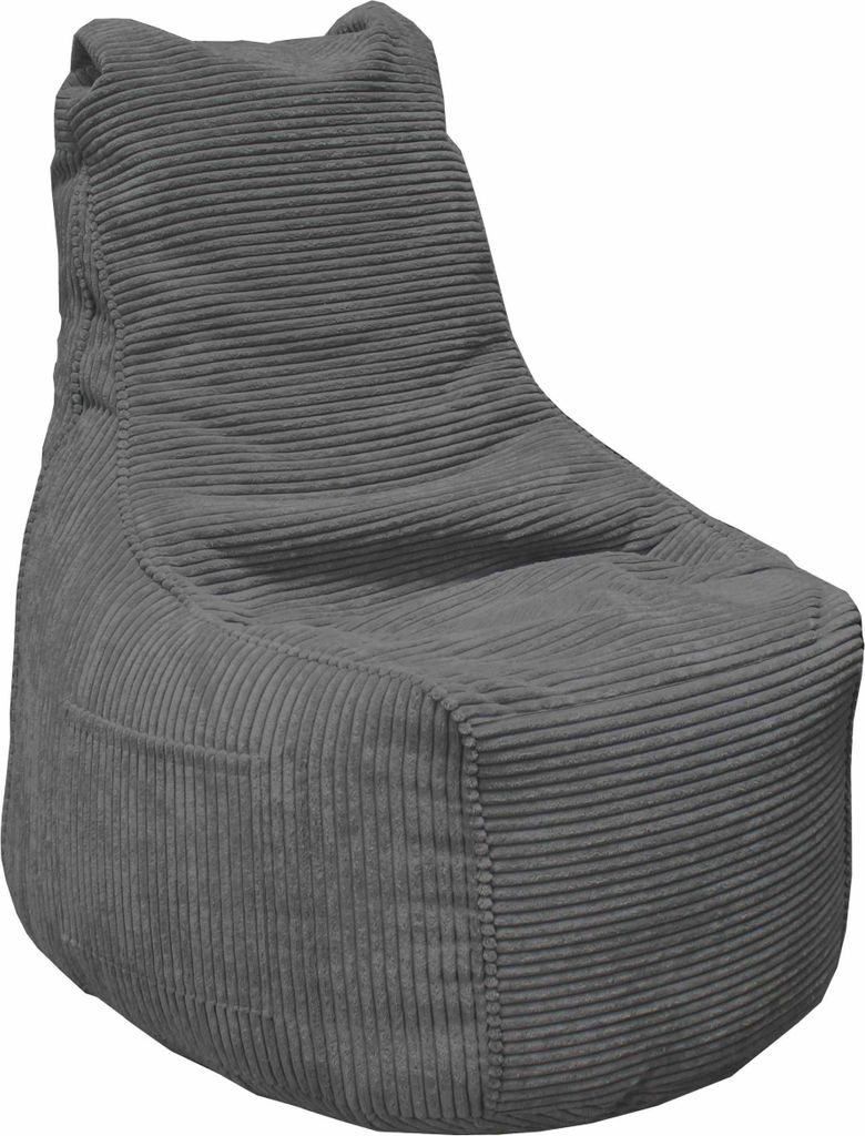 Liadomo Levon Sitzsack mit Cordbezug in Anthrazit,