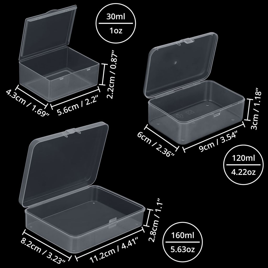 Belle Vous Klare Plastikbox mit Deckel Set | Kaufland.de