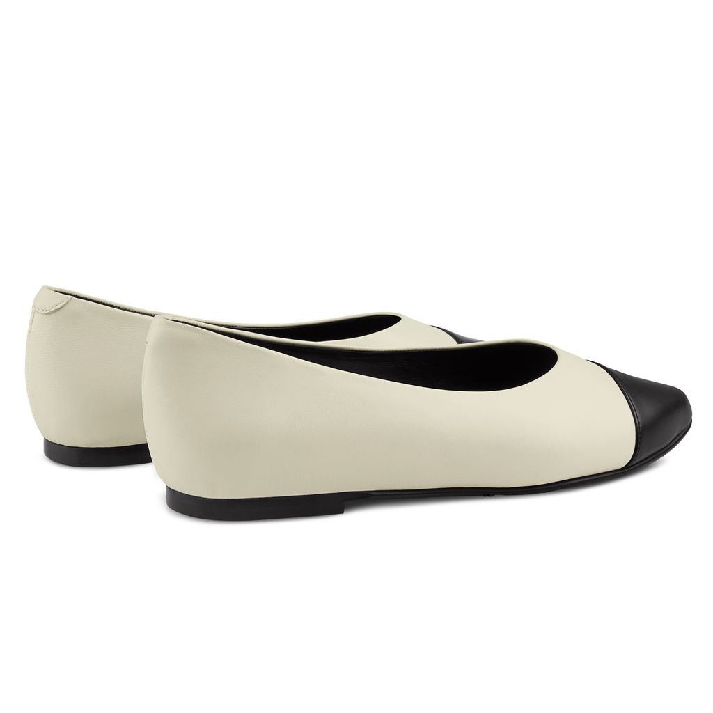 LaShoe - Pointy Ballerina mit Kontrastspitze | Kaufland.de