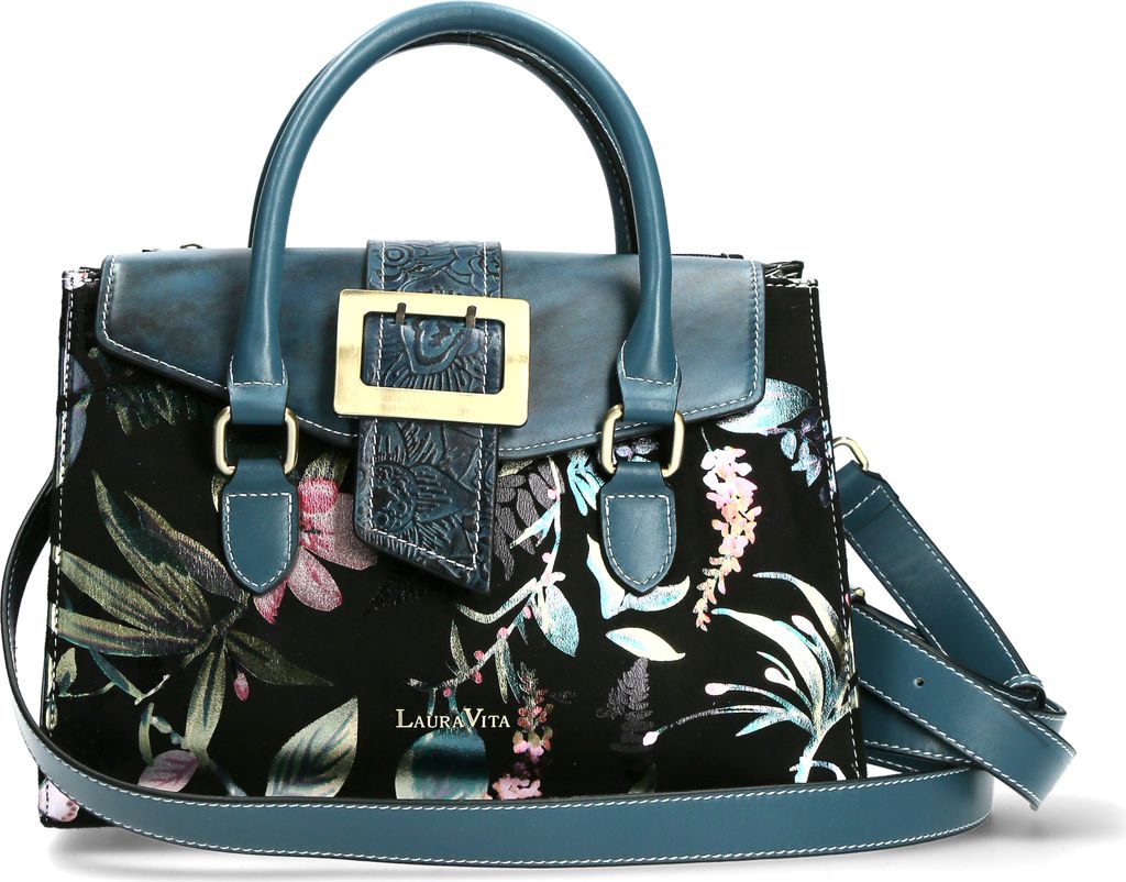 Laura Vita Damen Henkeltasche Blumen Muster | Kaufland.de