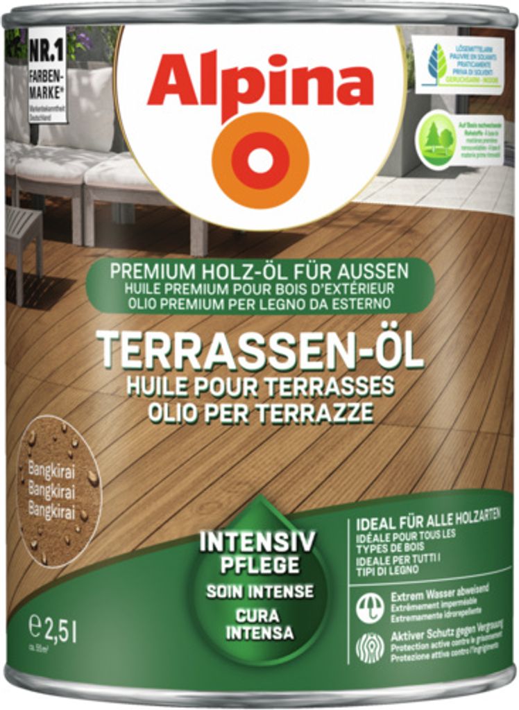 Alpina Terrassen-Öl Bangkirai 2,5 Liter | Kaufland.de