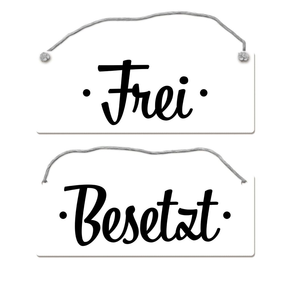 Toilette ist besetzt bzw. frei Wendeschild | Kaufland.de