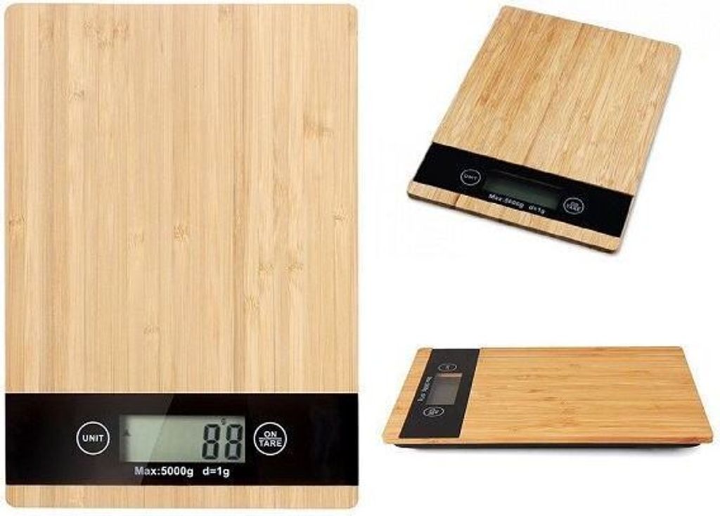 Verk 17099 Bambusová kuchyňská váha 5kg LCD | Kaufland.cz