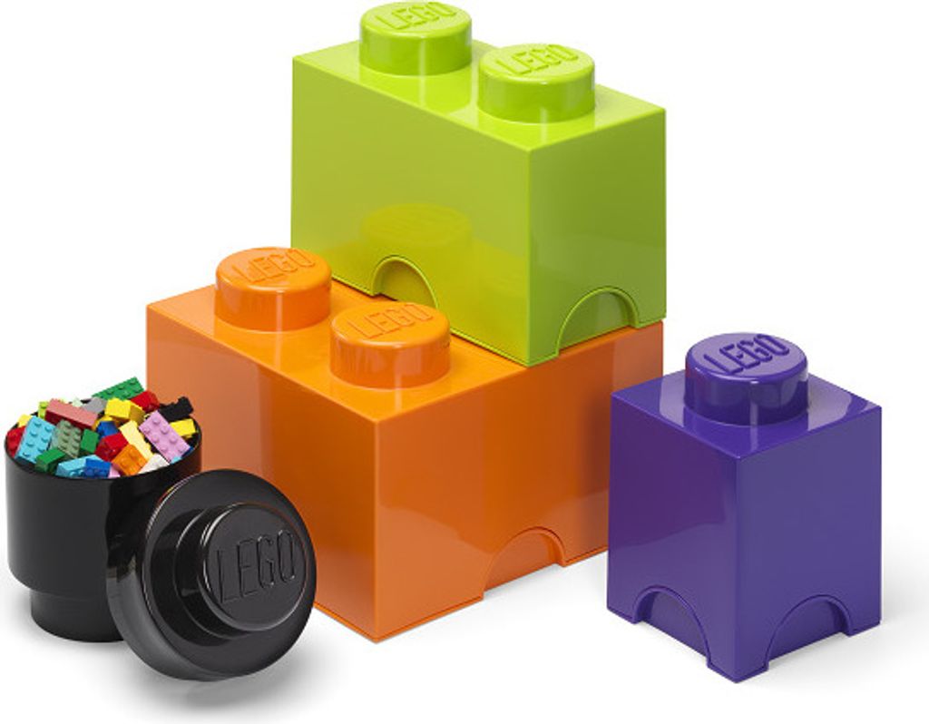 LEGO úložné boxy Multi-Pack 4 ks - fialová, | Kaufland.cz