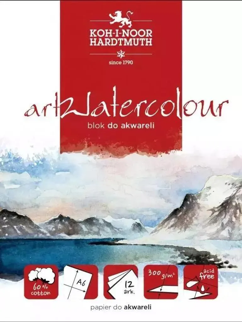 Artwatercolour block A5 12 fogli 300G.