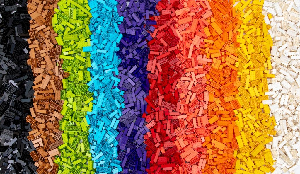 LEGO: 100 kolorowych klocków, mix Klocki LEGO | Kaufland.pl