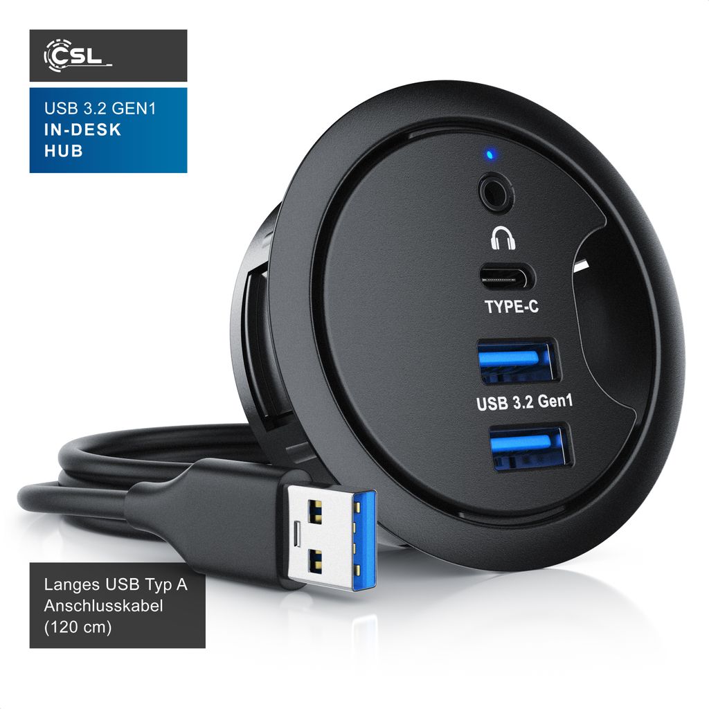 CSL - USB 3.2 In-Desk USB Hub - Tisch | Kaufland.de
