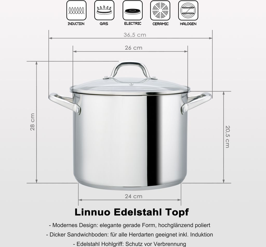 Topf 10 Liter