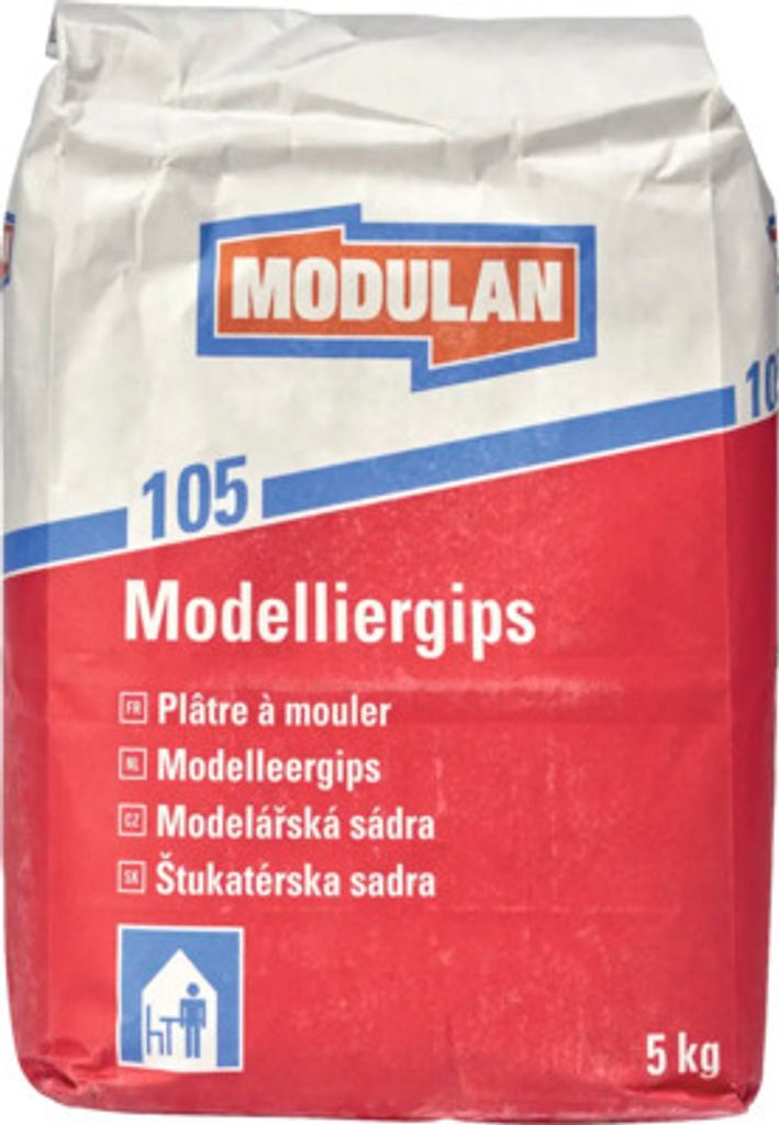 Modelářská sádra Modulan 105 5 kg Modelovací hmoty