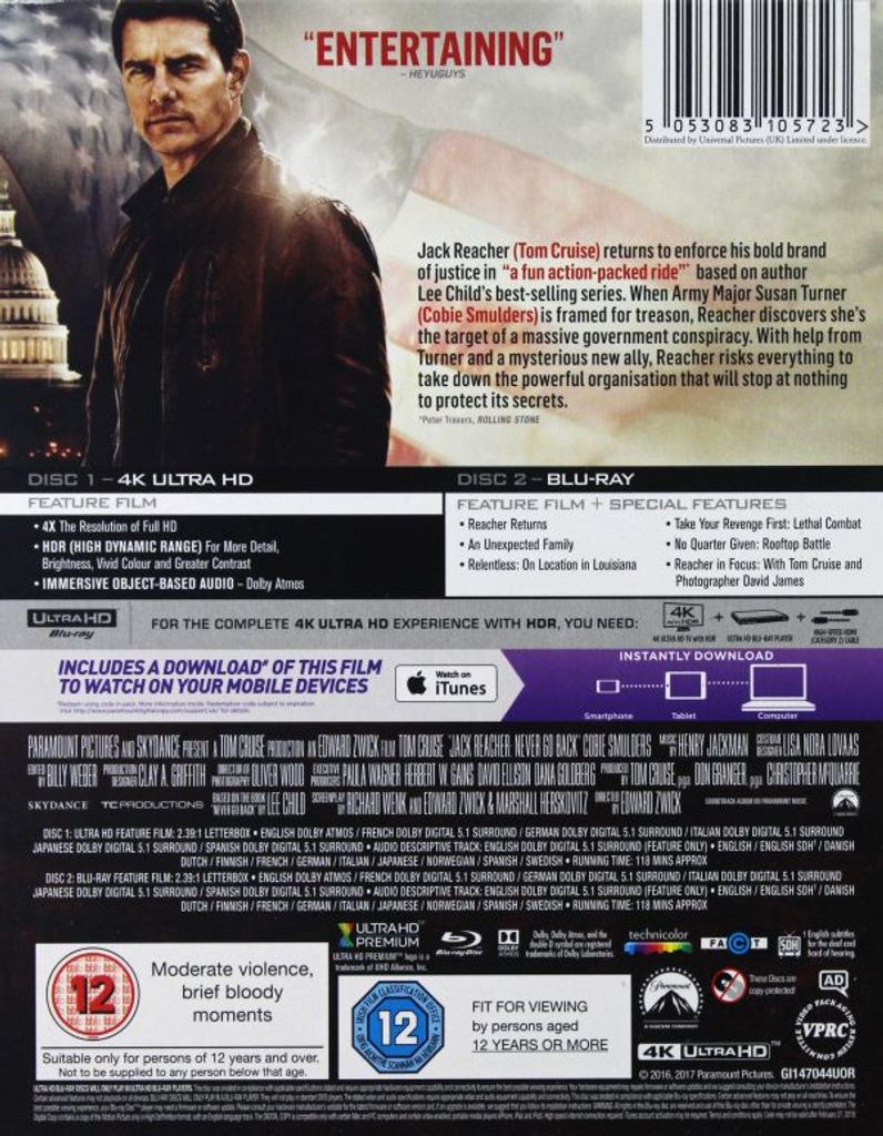 Jack Reacher: Kein Weg zurück [BLU-RAY | Kaufland.de