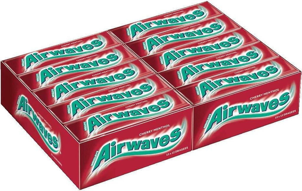 AIRWAVES Cherry Menthol (2x15)x12 dražé | Kaufland.cz