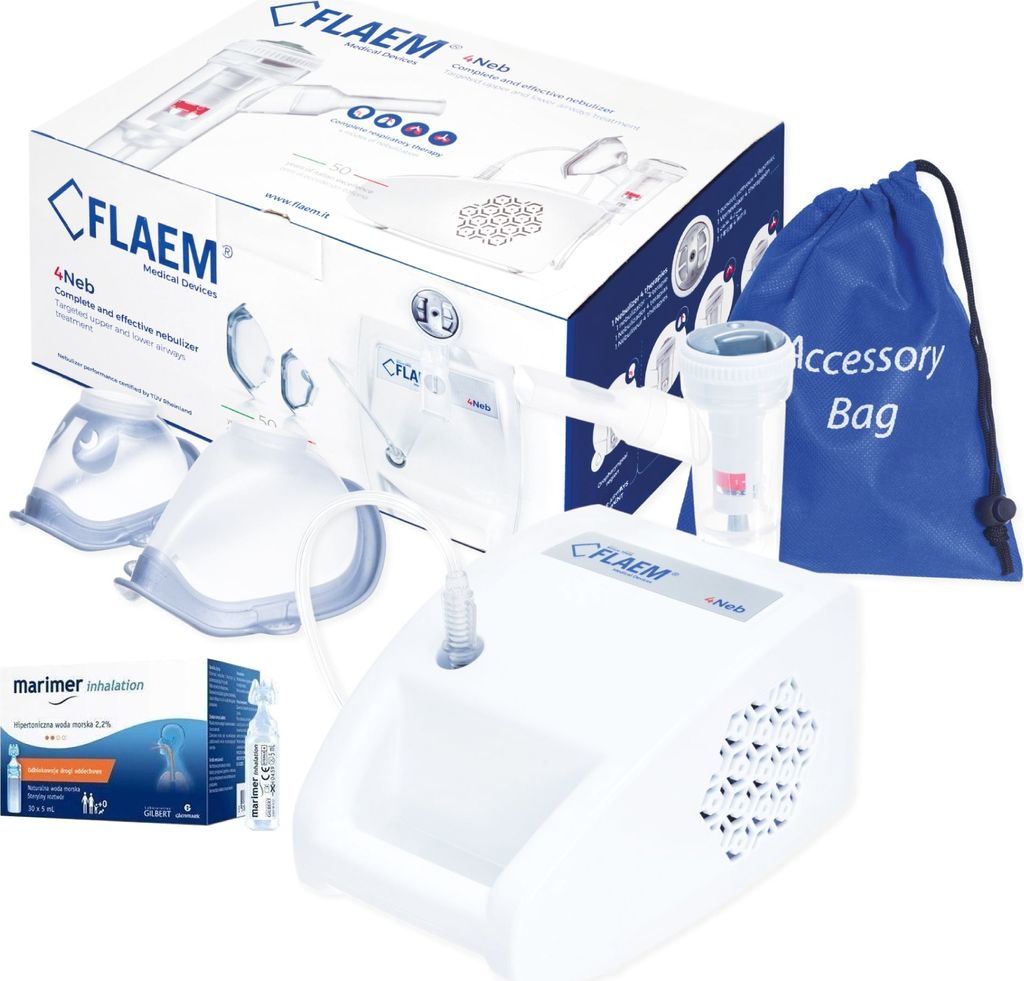 FLAEM 4NEB Pneumaticko pístový inhalátor se 4 | Kaufland.cz