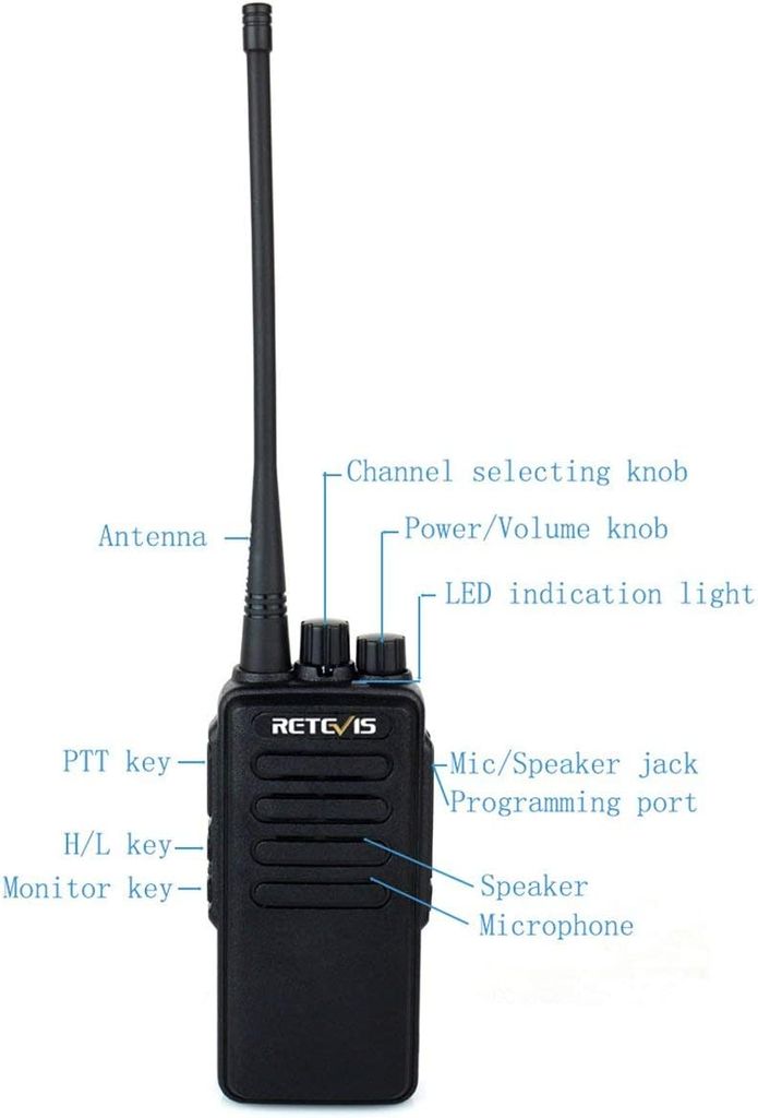 Retevis RT1set vysílačky10 km, 3000 mAh ruční | Kaufland.cz