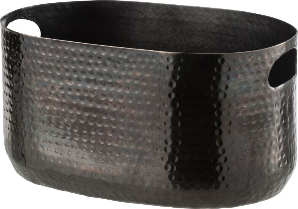 J-Line J-Line Eimer Mit Champagner-Motiv - Aluminium