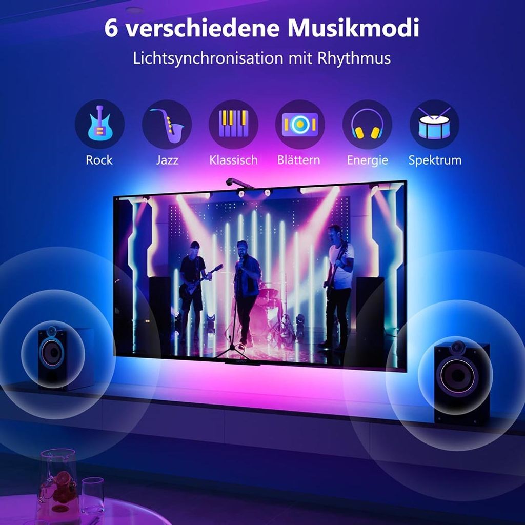 Podświetlenie RGB LED Strip TV (55-65") Smart | Kaufland.pl