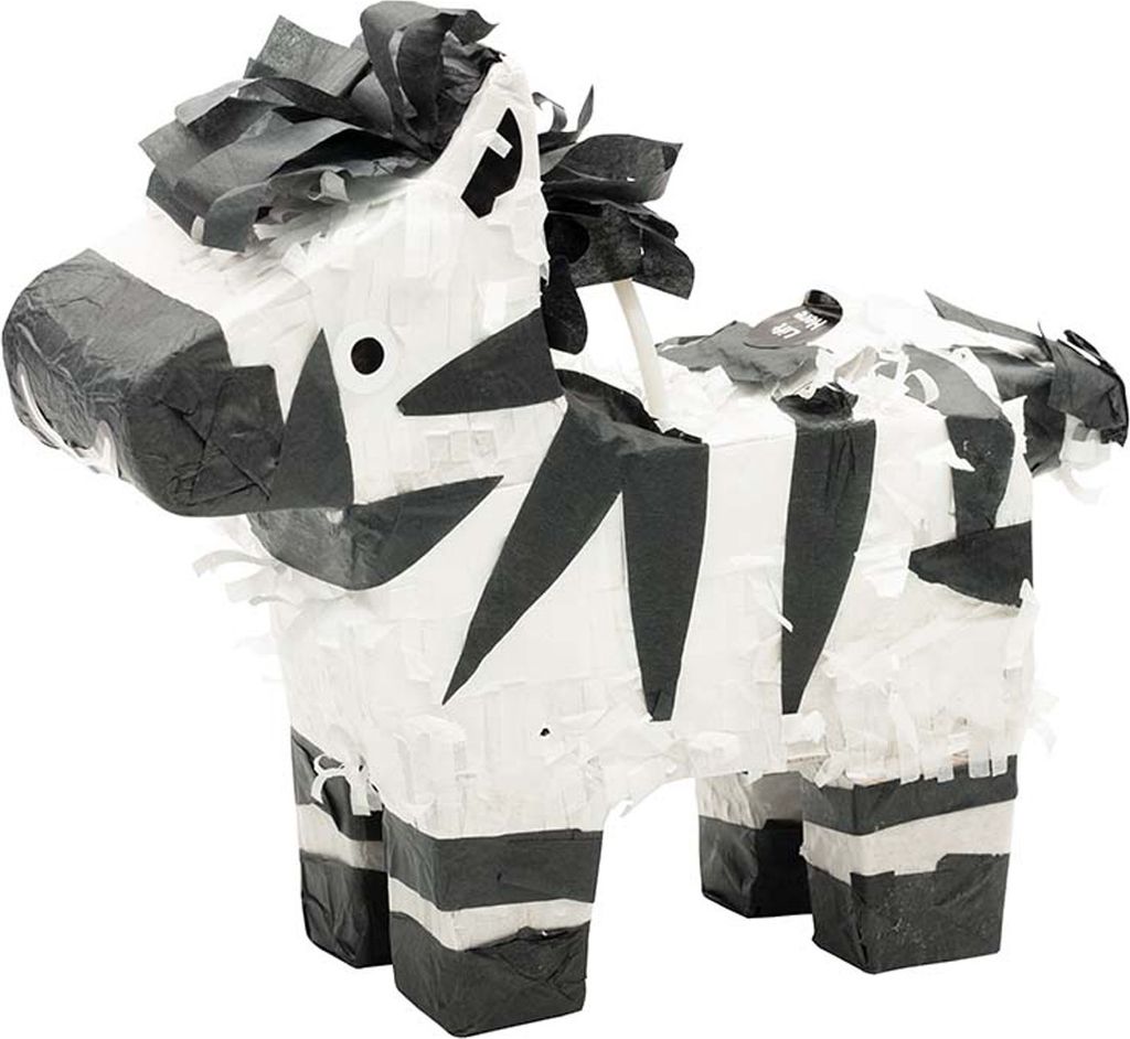 Pinata Mini Zebra | 20x17x7cm Pinatas