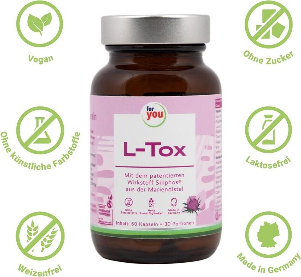 for you L-Tox - Leber Detox Kapseln, 60 St | Kaufland.de