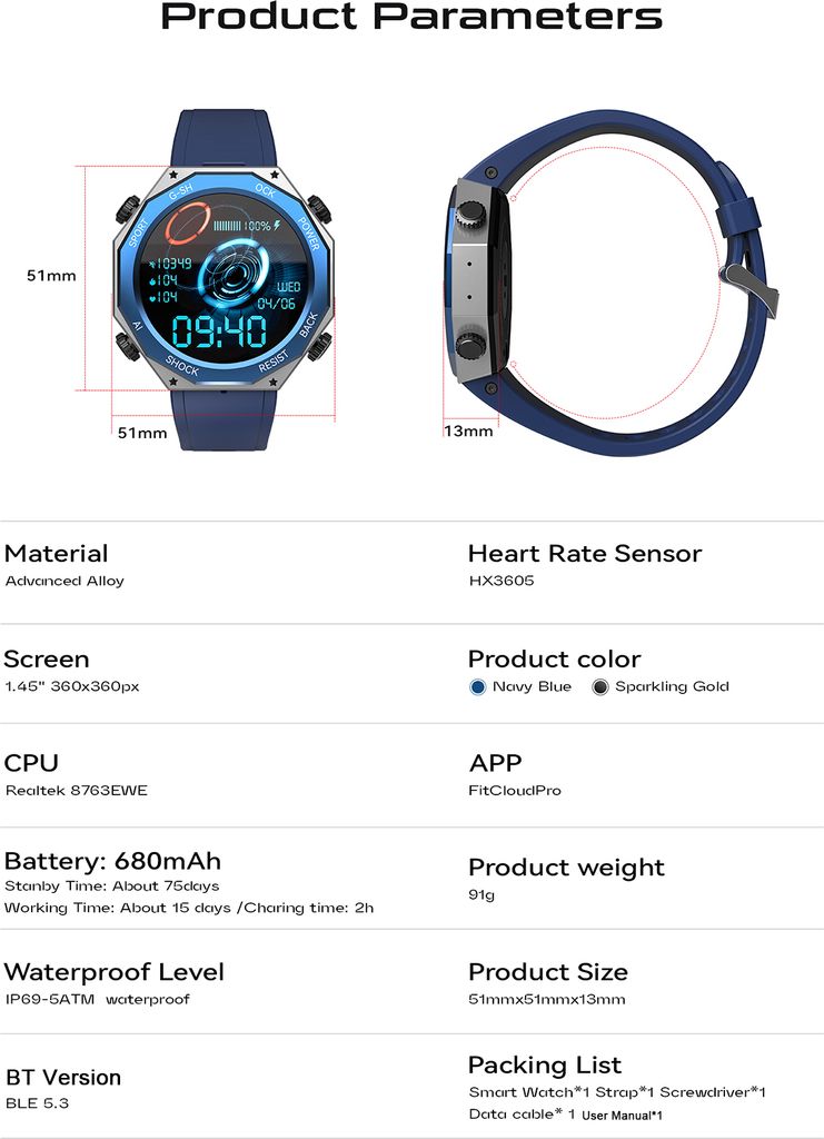 Rogbid M1 Smartwatch, | Kaufland.de