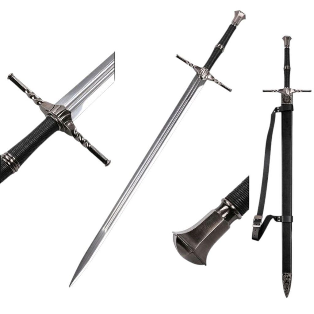 Spada fantasy decorativa grande 126 cm con fodero e cintura