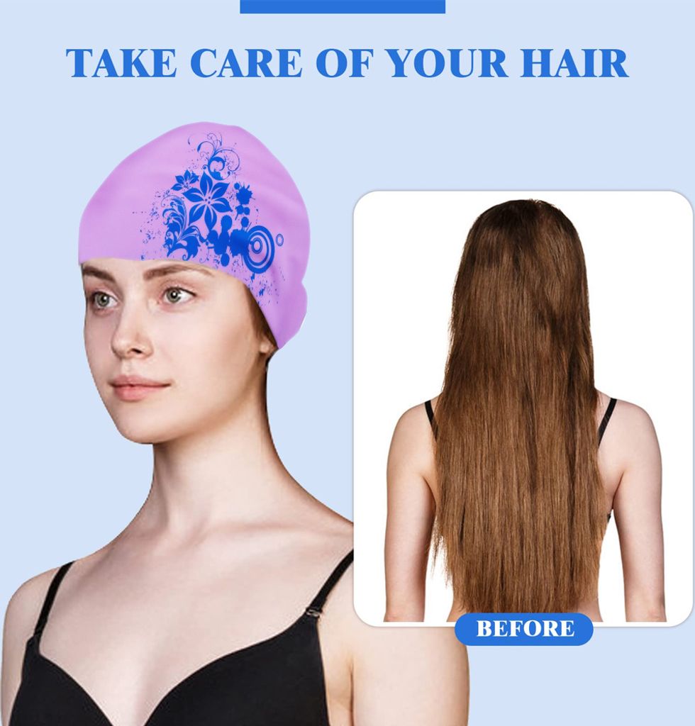 Badekappe für langes Haar mit extra Platz für | Kaufland.de