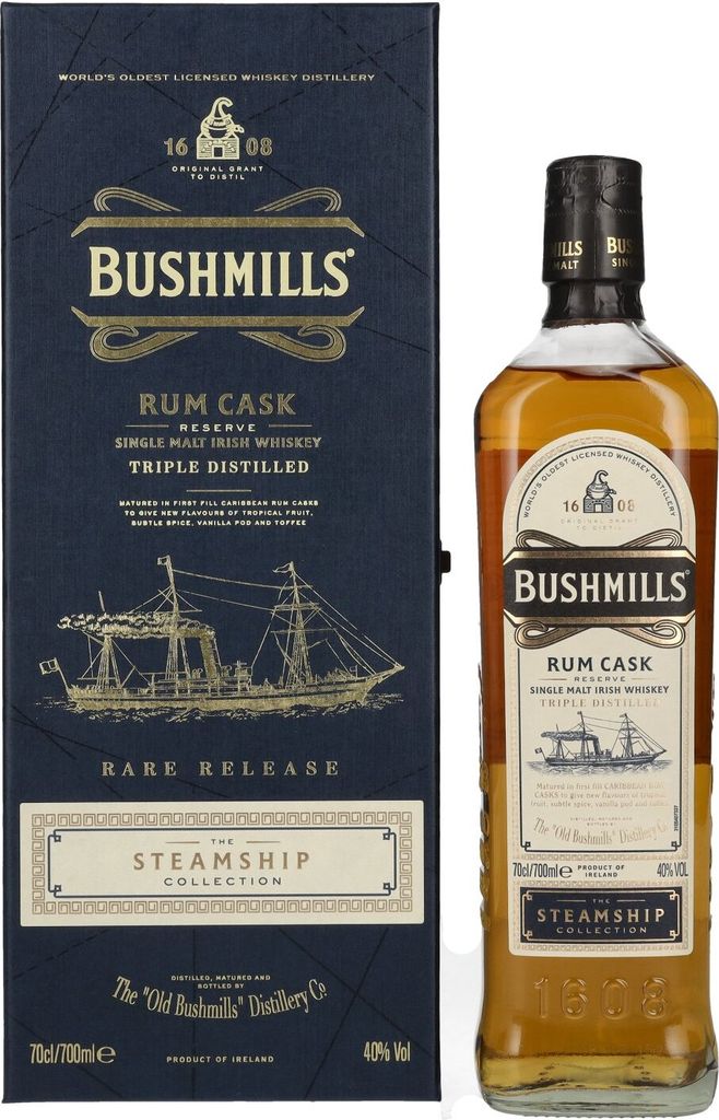 Bushmills RUM CASK Reserve The Steamship Collection 40%
