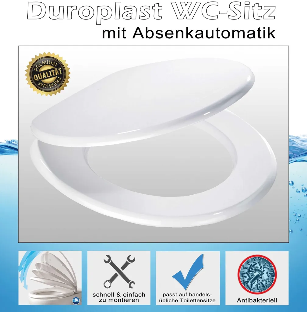 Duroplast WC Sitz mit Absenkautomatik | Kaufland.de