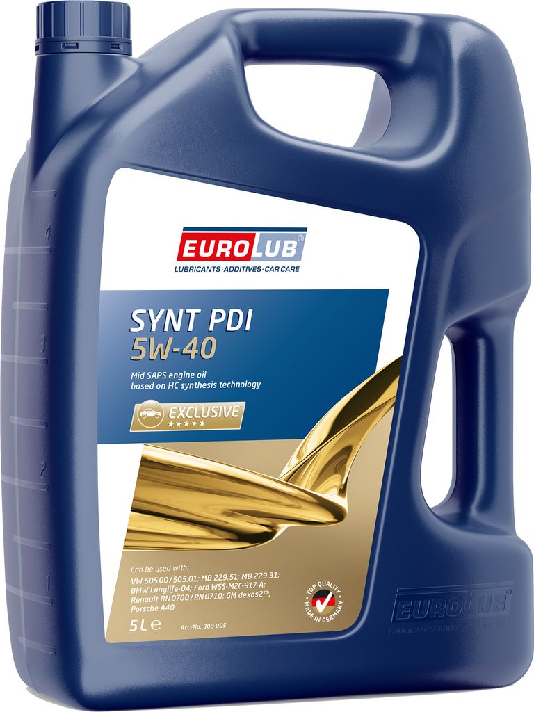 5 Liter EUROLUB 5W-40 SYNT PDI BMW | Kaufland.de