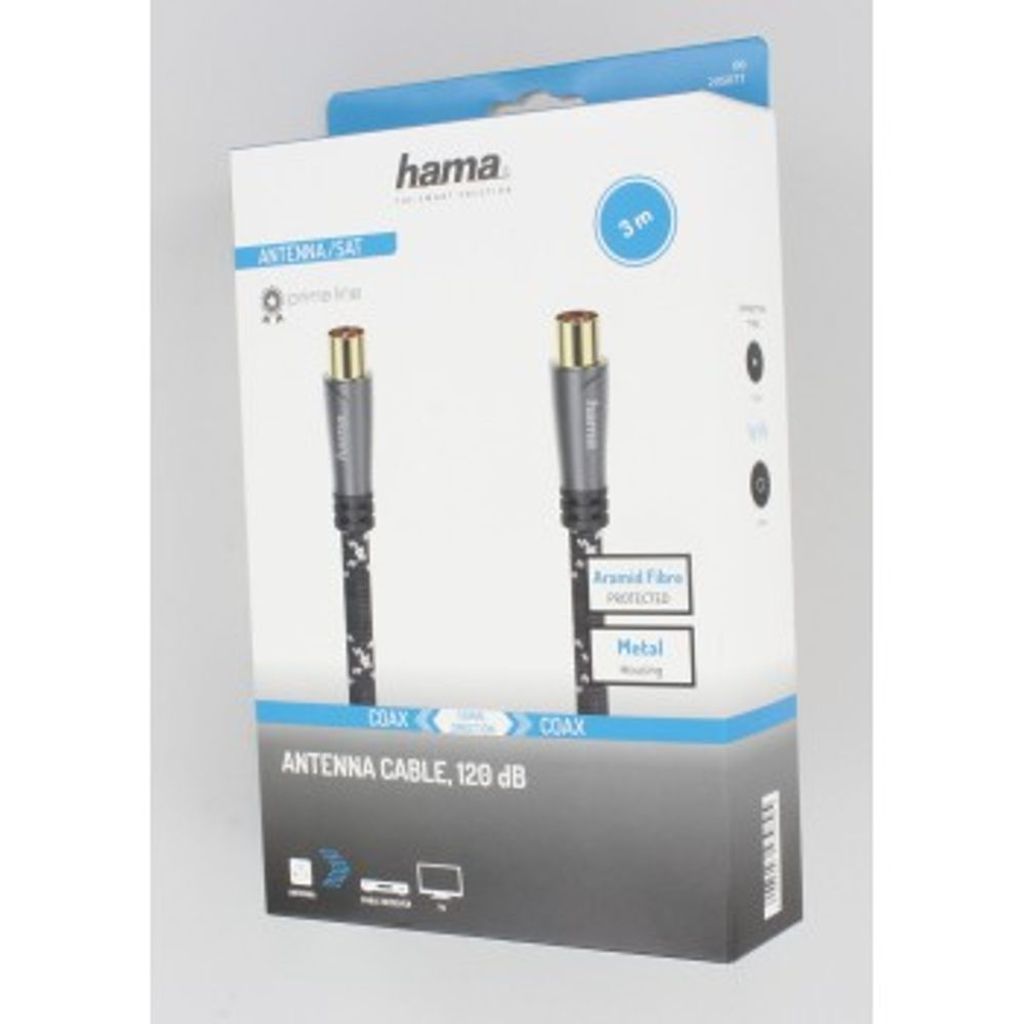Hama anténny kábel 120 dB 3,0 m, Prime Line | Kaufland.sk