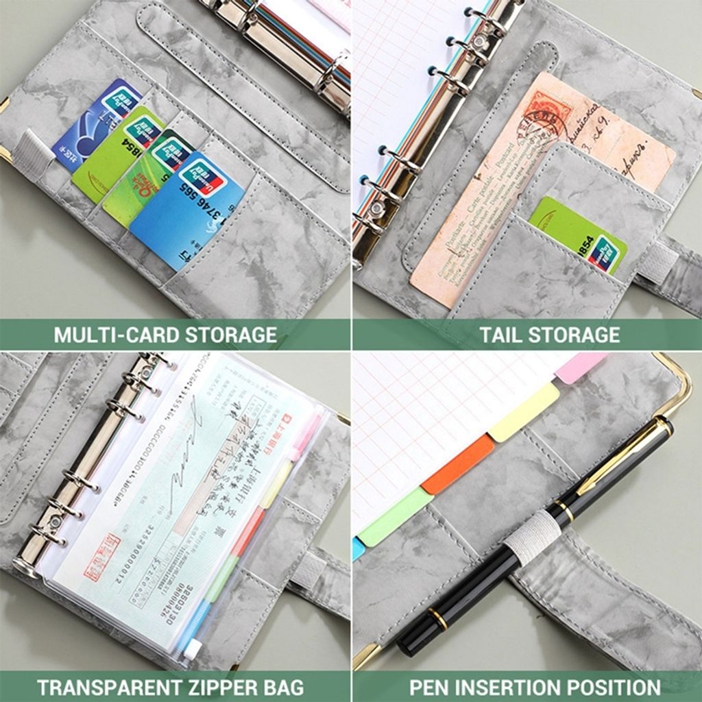 A6 Faux Leather Looseleaf Notebook Binder | Kaufland.sk