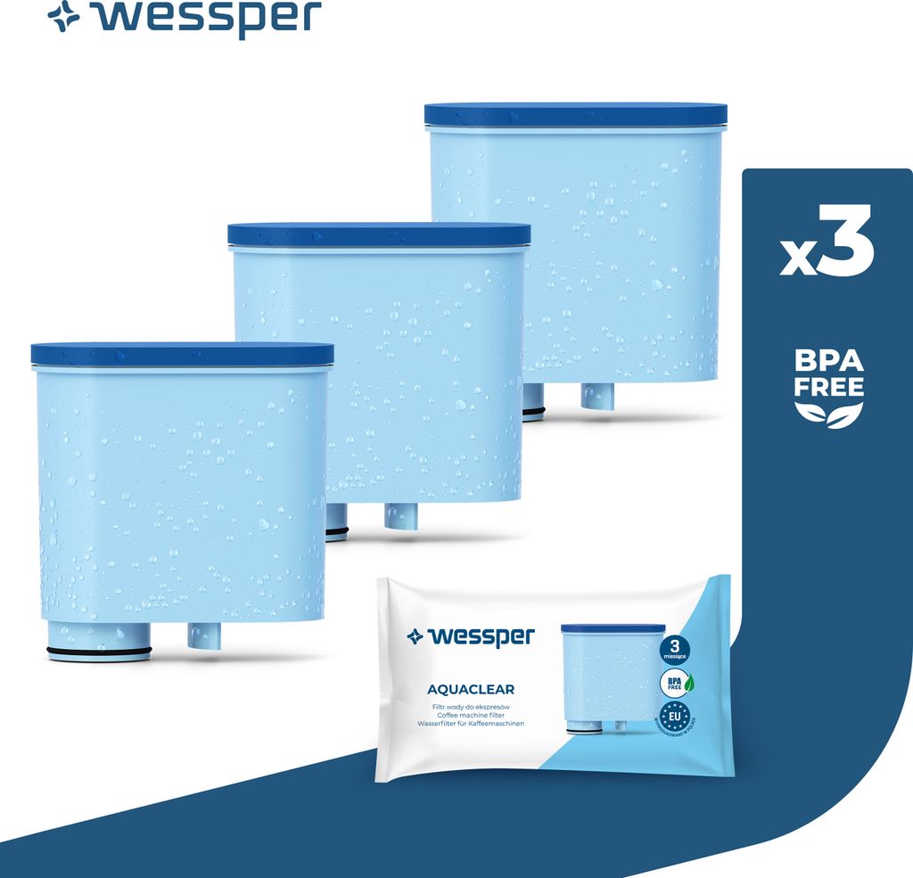 Vodní filtr Wessper AquaClean pro Philips 3-pack