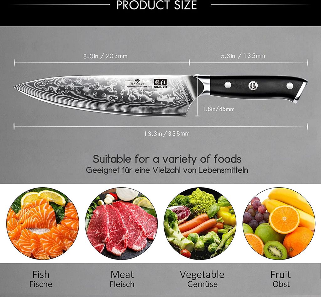 SHAN ZU PRO Series Küchenmesser, Kochmesser, | Kaufland.de