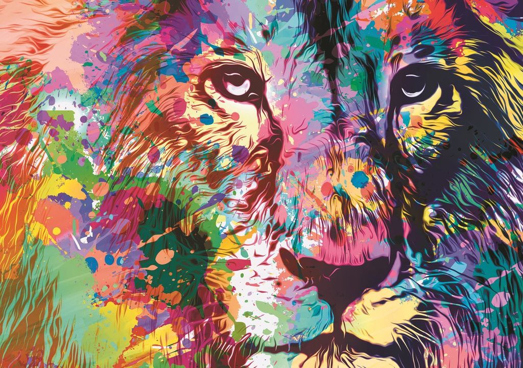 TREFL Puzzle Barevný lev 1000 dílků | Kaufland.sk