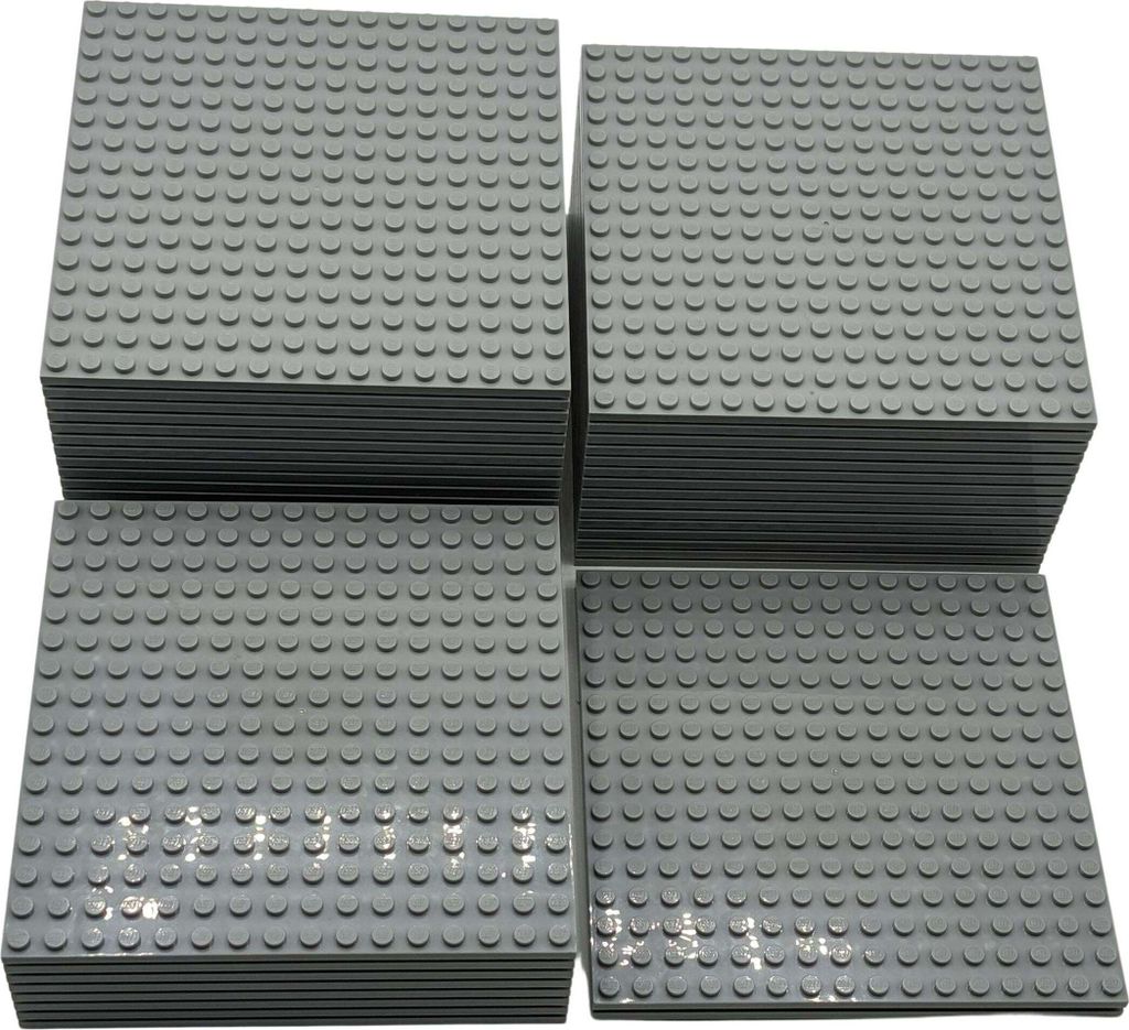 LEGO® 16x16 Platten Bauplatten Hellgrau Beidseitig bebaubar