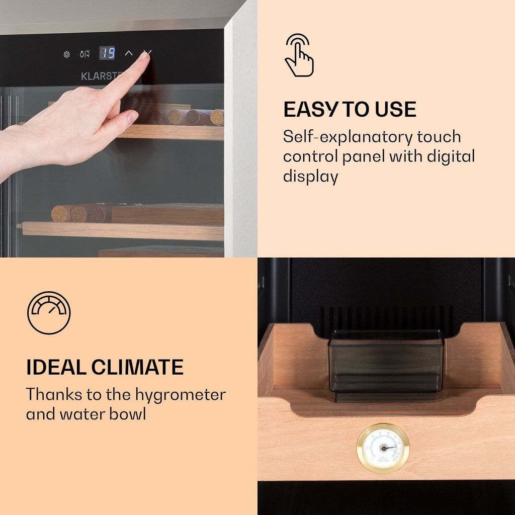 Klarstein El Presidente cigarový humidor - | Kaufland.sk