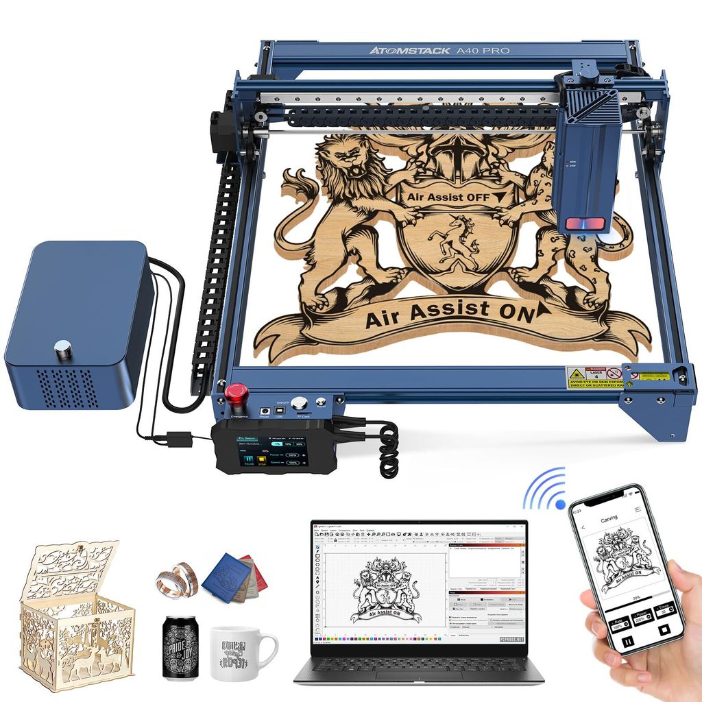 ATOMSTACK A40 PRO mit Air Assist – 24W Gravur | Kaufland.de