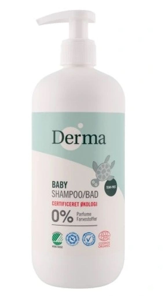 Derma Eco Baby Shampoo und Badeseife, 500ml