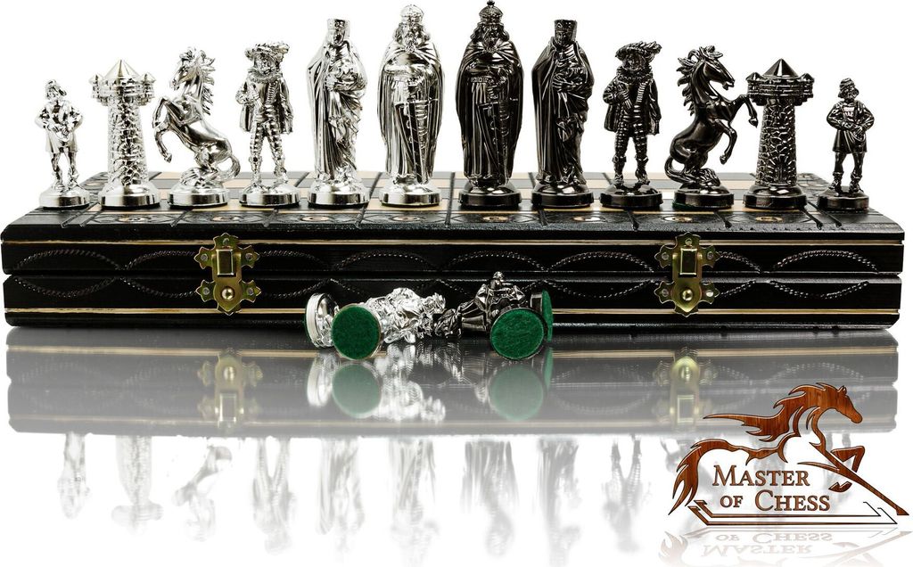 SILVER Edition Chess Set 40cm / 16 | Kaufland.de