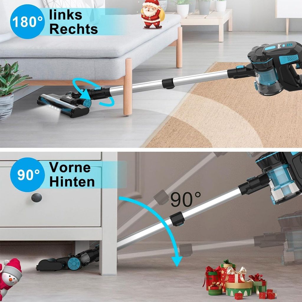 INSE Stielstaubsauger V770, Akku Staubsauger, | Kaufland.de