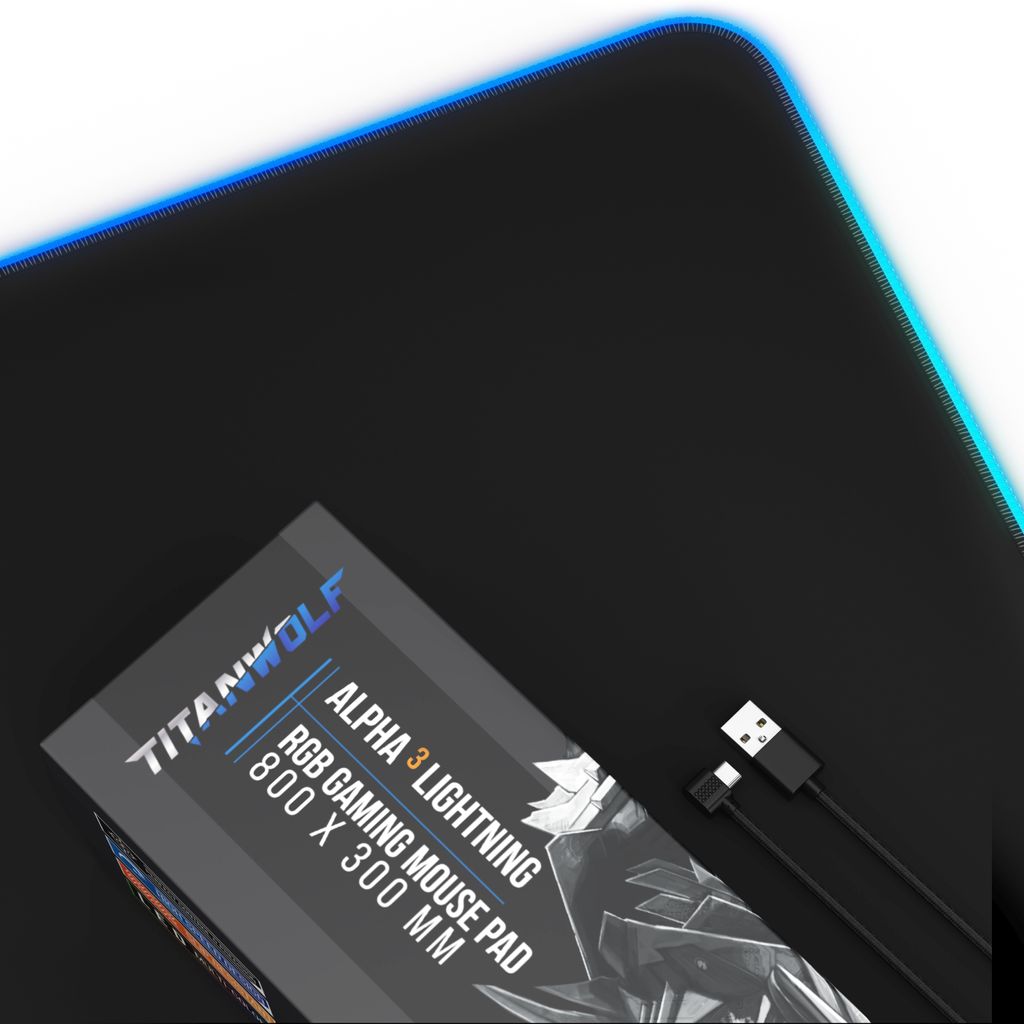 Titanwolf RGB Gaming Mauspad, Mousepad XL 800 | Kaufland.de