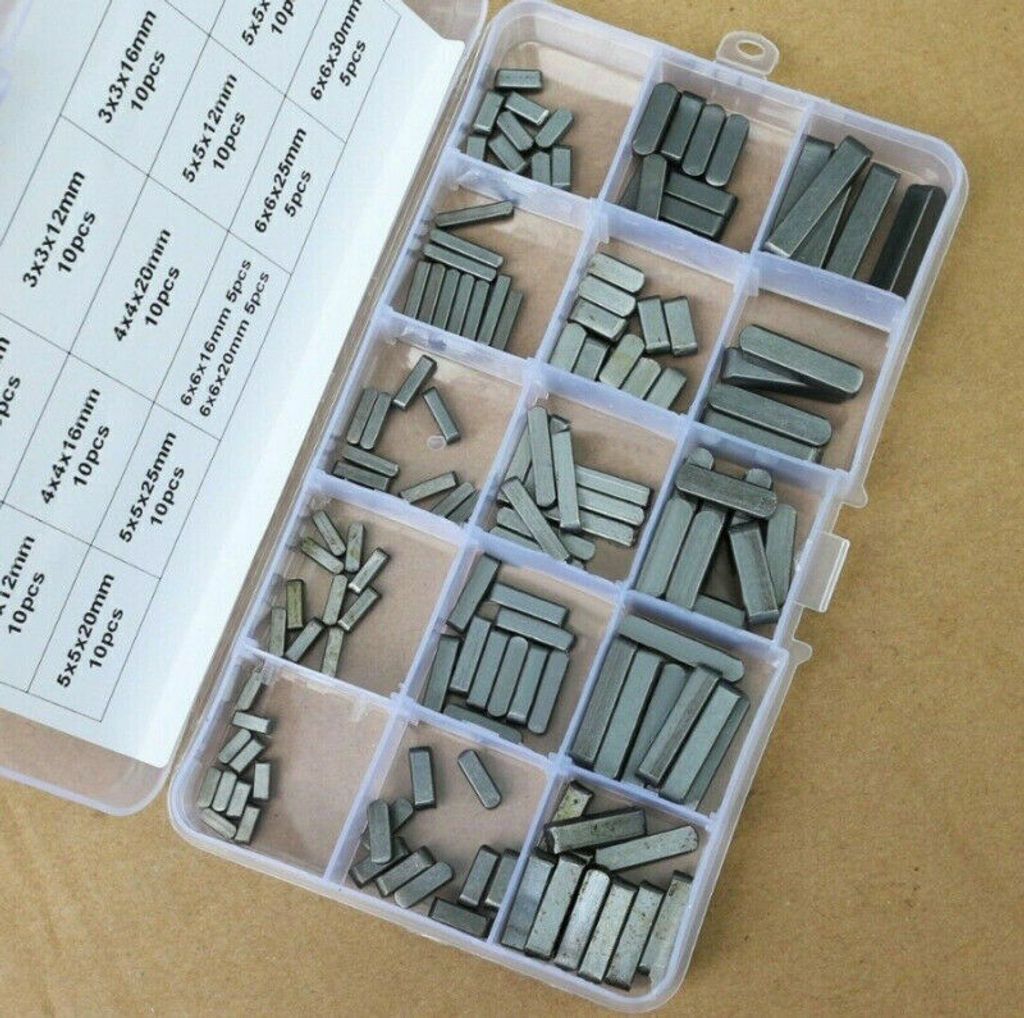 140 Stück Parallel Paßfeder Sortiment Box Kit | Kaufland.de