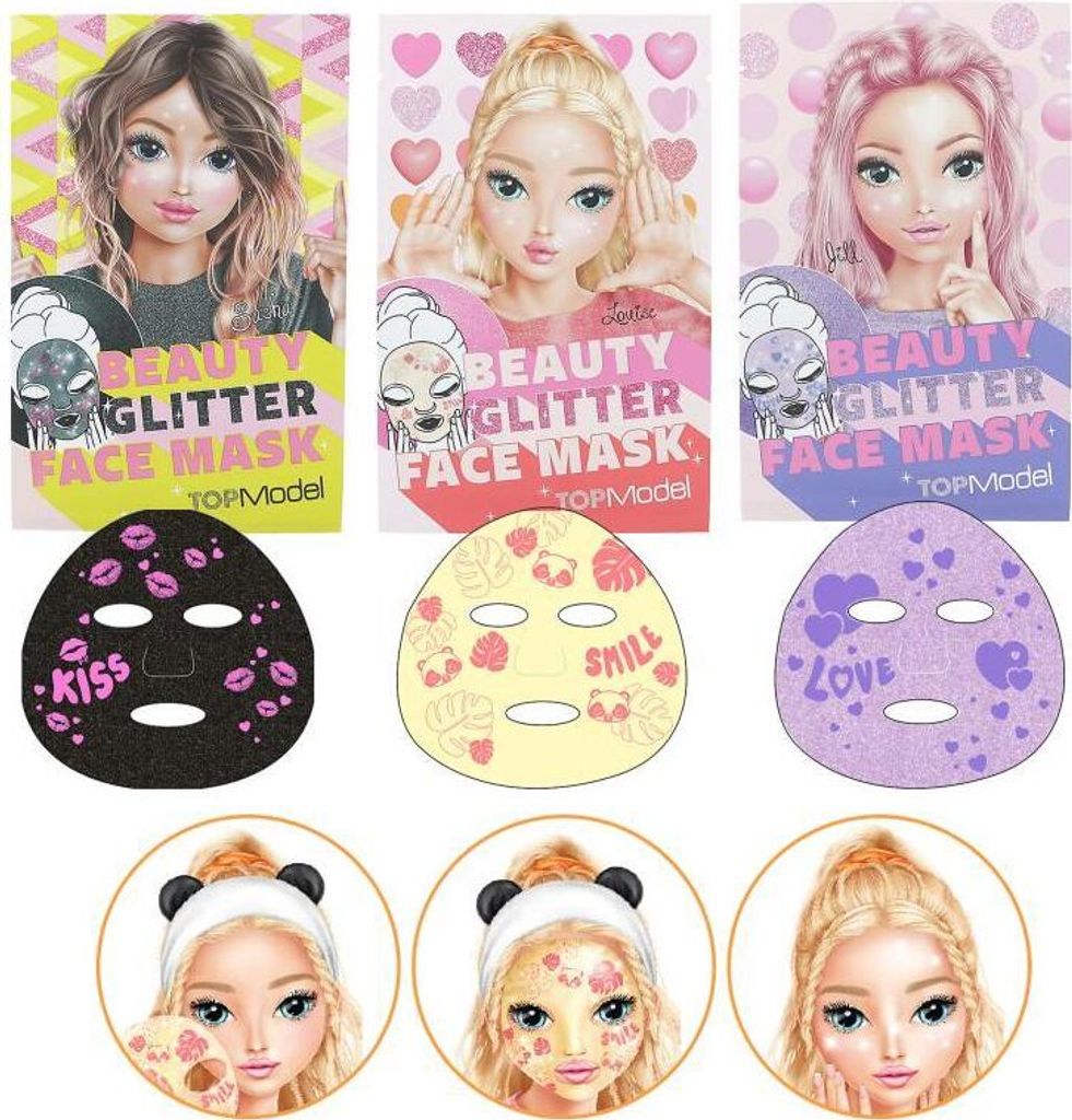 Maseczka kosmetyczna GLITTER TOP Model | Kaufland.pl