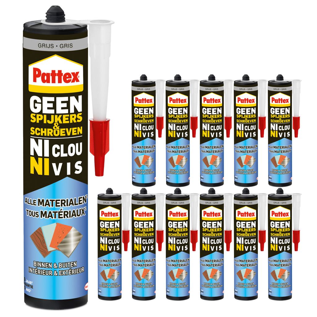 Kit pattex geen spijkers schroeven grijs | 12 | Kaufland.de