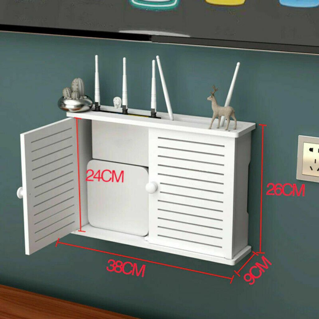 Úložný box pro wifi router Police Nástěnný | Kaufland.cz